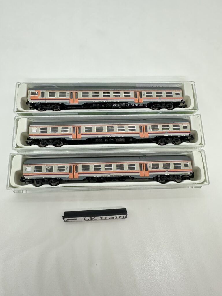 Fratix x LK train set 3 carrozze MDVC Navetta con pilota FS scala N – LK TRAIN